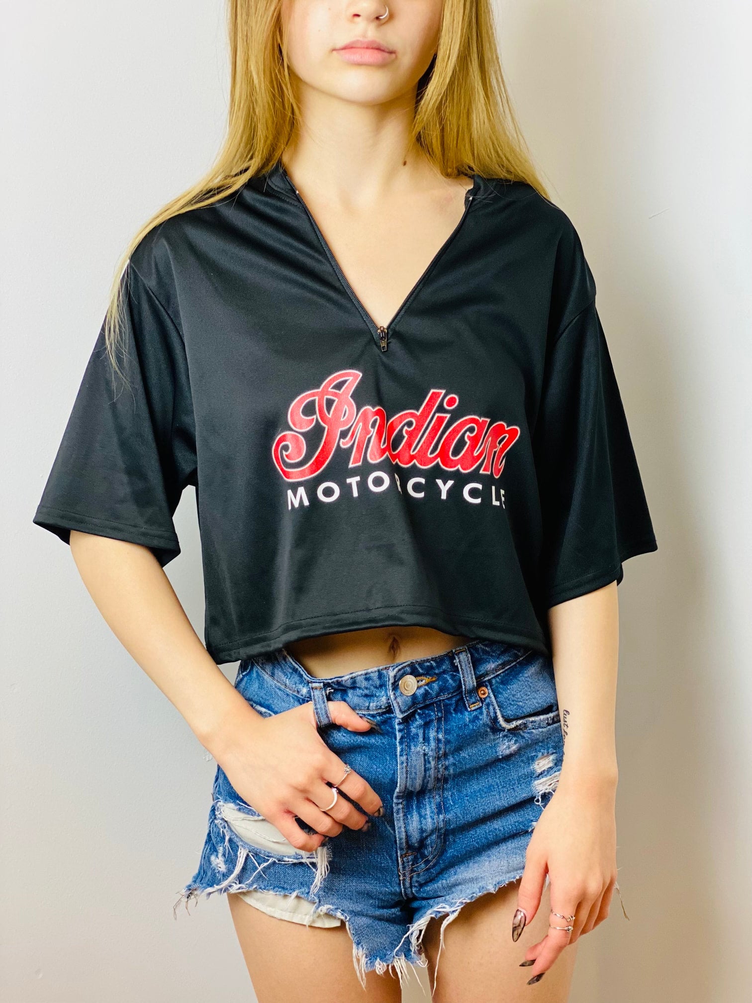 Indian Motorcycles Zipper Crop | Knee Deep Tempe 512 S Mill ave.